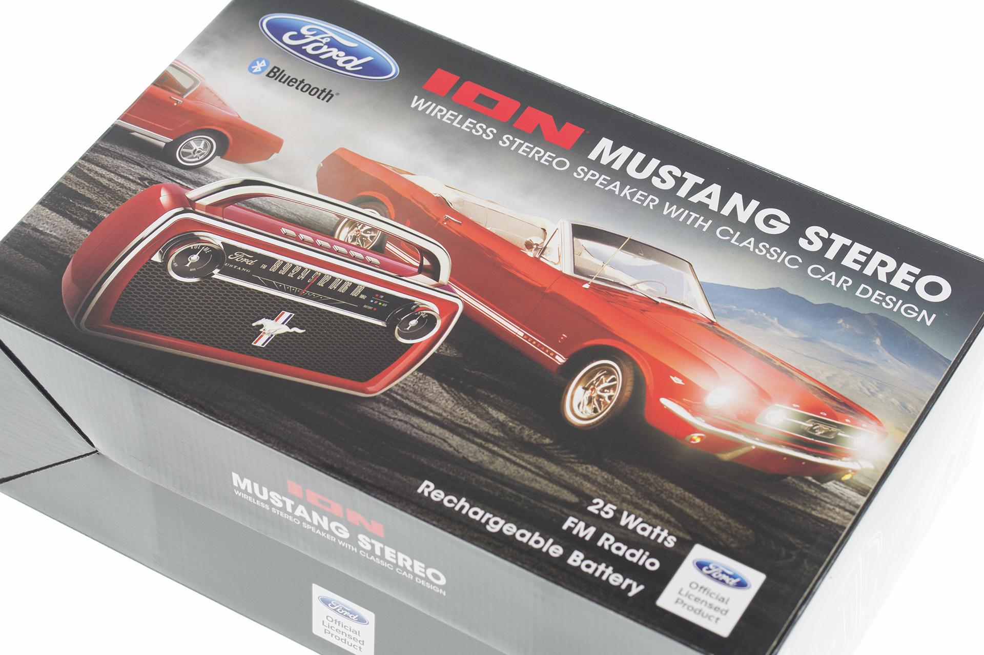 아이온 머스탱 스테레오, 자동차를 닮은 레트로 블루투스 라디오 스피커 - 에누리 쇼핑지식 리뷰