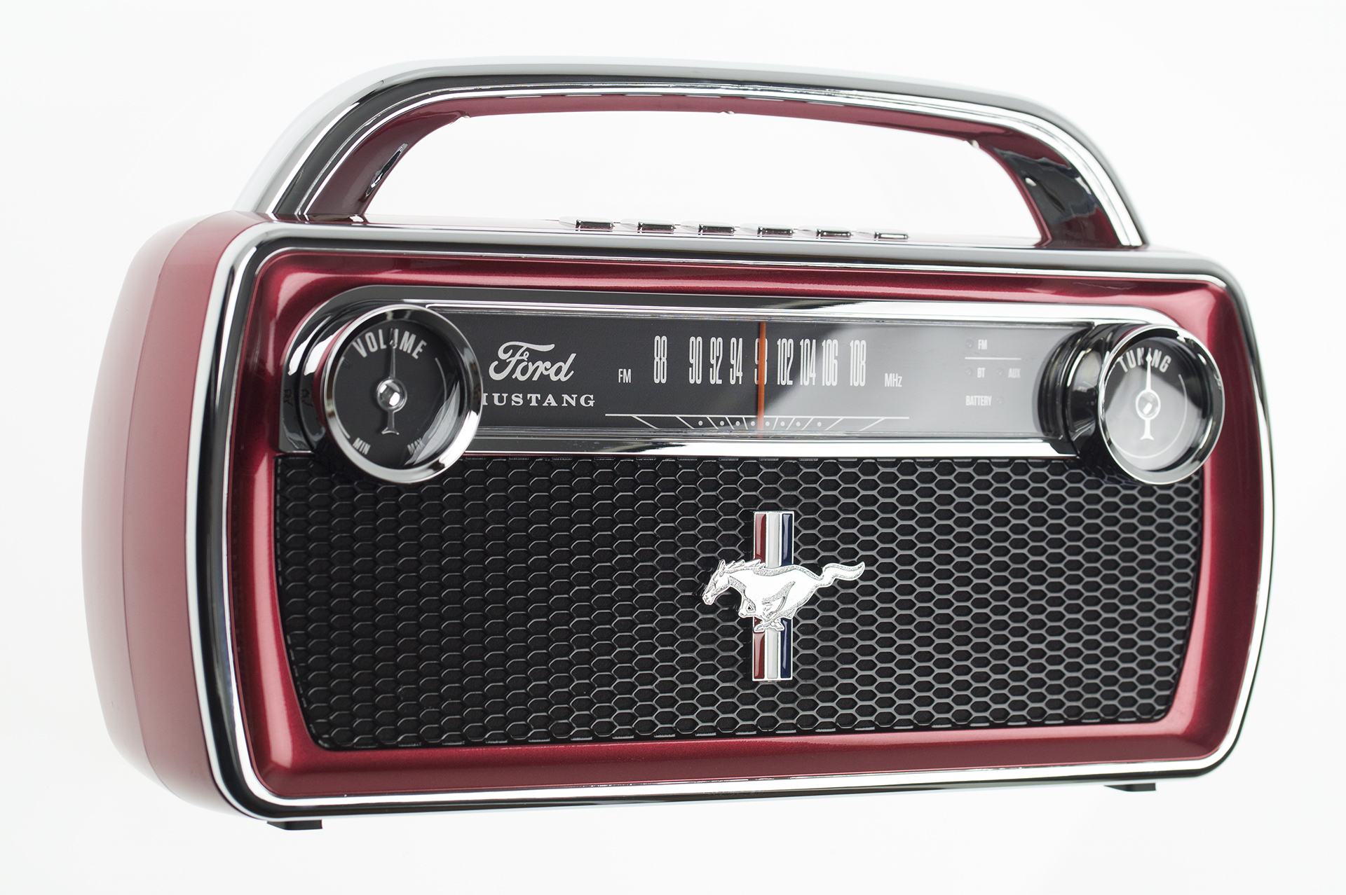 아이온 머스탱 스테레오, 자동차를 닮은 레트로 블루투스 라디오 스피커 - 에누리 쇼핑지식 리뷰