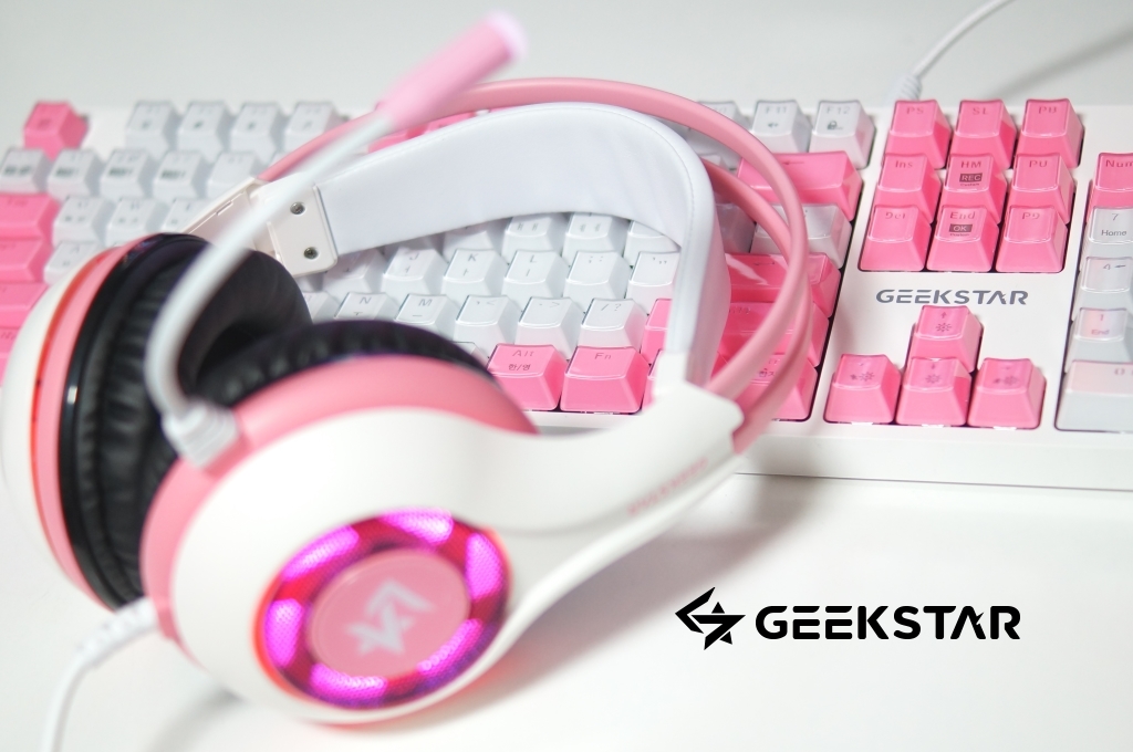 핑크 홀릭, 킥스타 GEEKSTAR GK801-2 카일 광축 키보드 & GH600 버추얼 - 에누리 쇼핑지식 리뷰