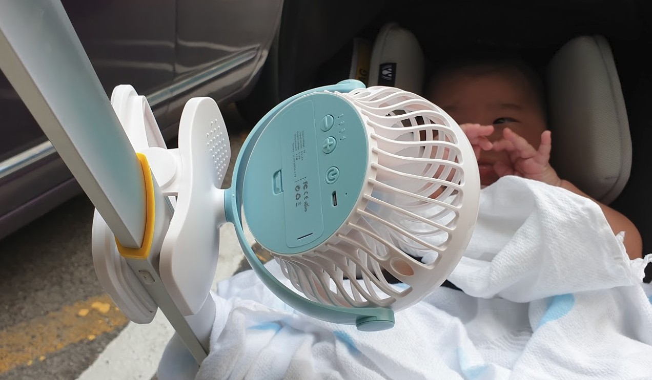 유모차선풍기 추천 BDO 충전식 스탠드겸용 유모차선풍기 - 에누리 쇼핑지식 리뷰