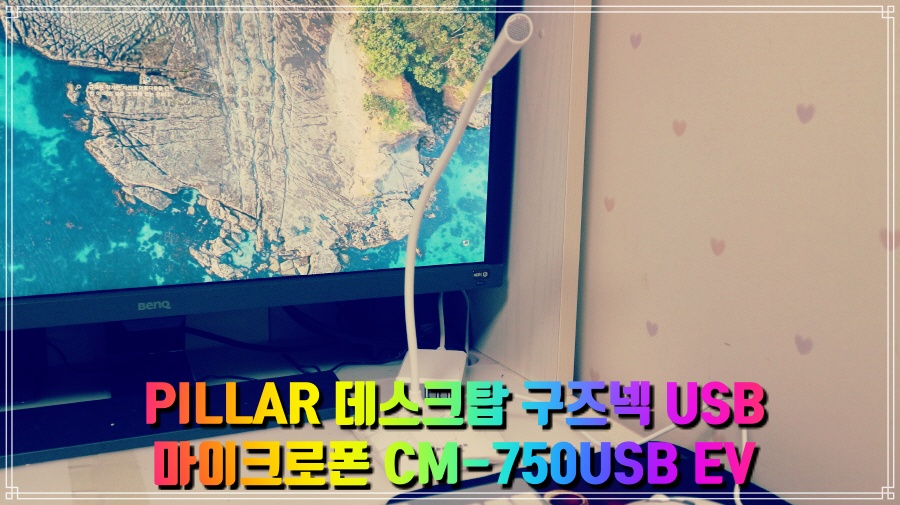 PILLAR 데스크탑 구즈넥 USB 마이크로폰 CM-750USB EV - 에누리 쇼핑지식 리뷰