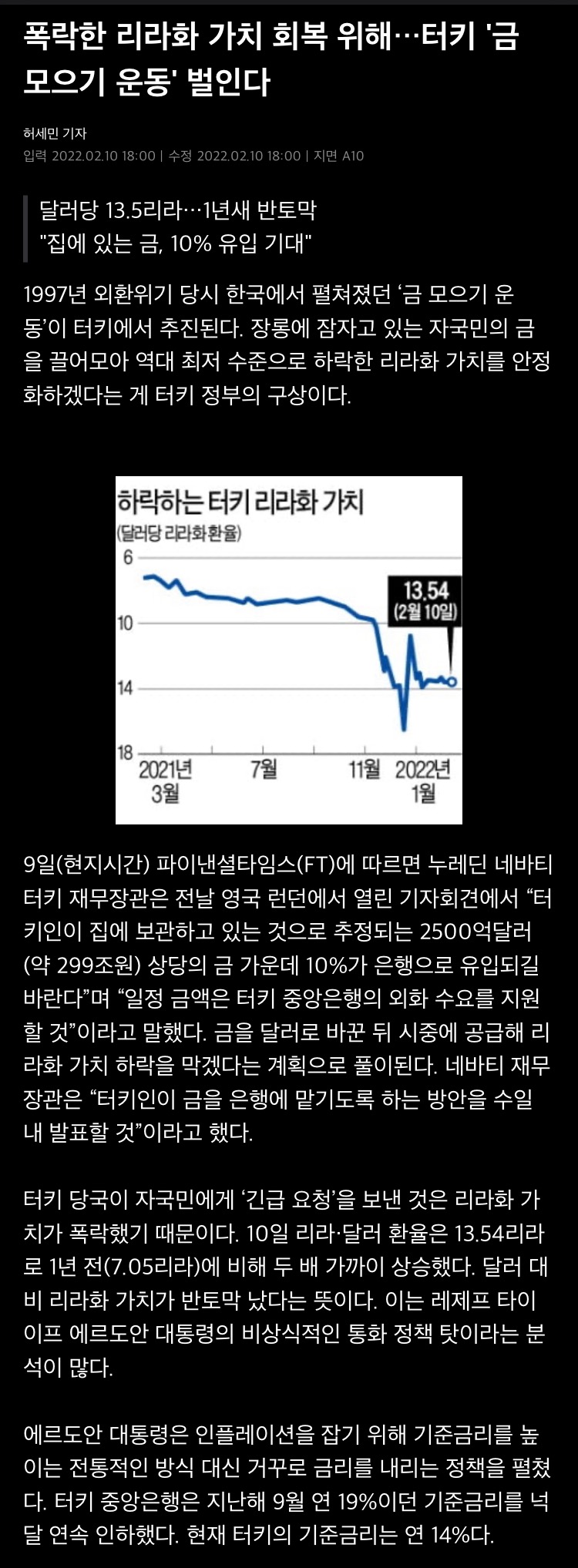한국모델 전국민 금모으기 운동 시작한 터키 - 에누리 쇼핑지식 자유게시판