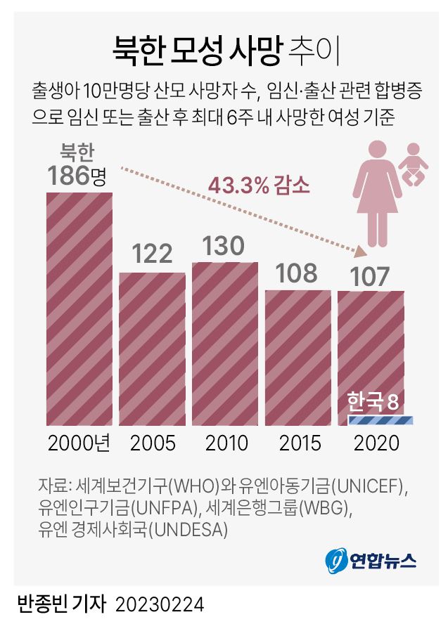 북한 출생아산모 모성사망 추이 - 에누리 쇼핑지식 자유게시판
