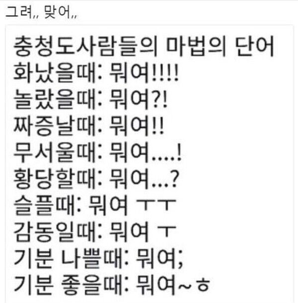 충청도 사람들의 마법의 단어 - 에누리 쇼핑지식 자유게시판