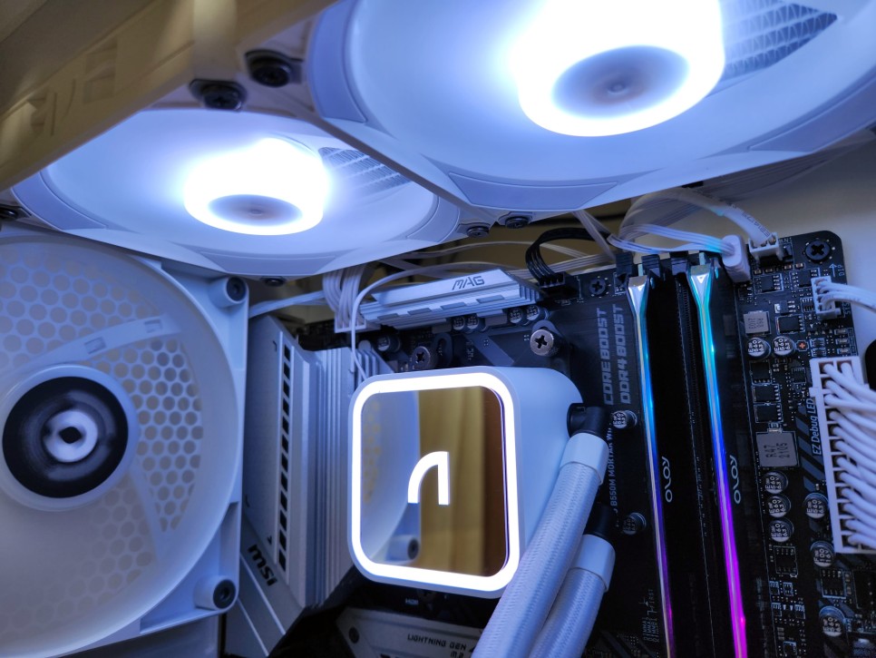 가성비 3열 CPU 수랭쿨러 추천 앱코 T360 테티스 풀체인지 ARGB 화이트 쿨러 - 에누리 쇼핑지식 리뷰