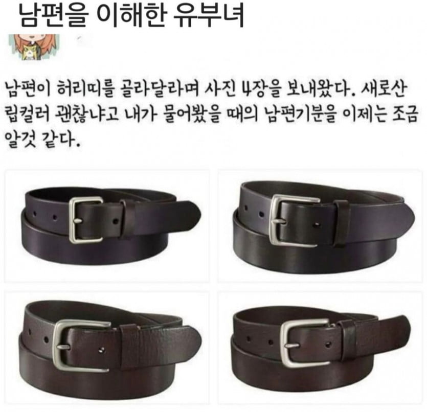 남편의 기분을 이해한 아내 - 에누리 쇼핑지식 자유게시판