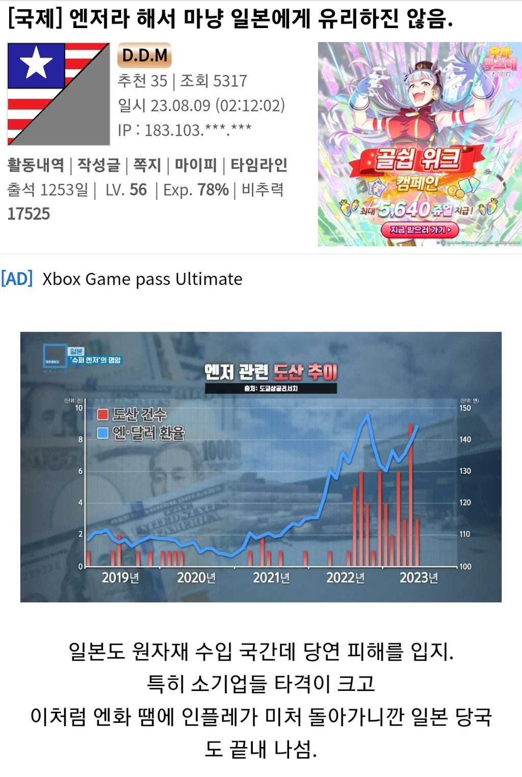 엔저라 해서 마냥 일본에게 유리하진 않음 - 에누리 쇼핑지식 자유게시판