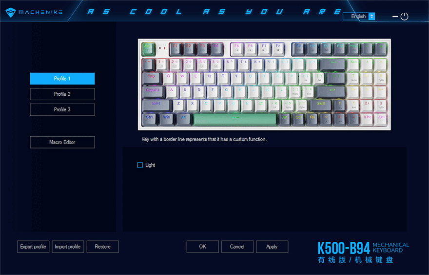 K600에서 사이즈를 더 줄인 94키 배열! - MACHENIKE K500 키보드 - 에누리 쇼핑지식 리뷰