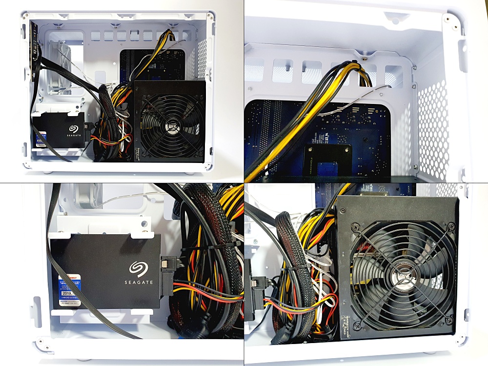 화이트 미니타워 듀얼챔버케이스 DAVEN V300 PC케이스 리뷰 - 에누리 쇼핑지식 리뷰