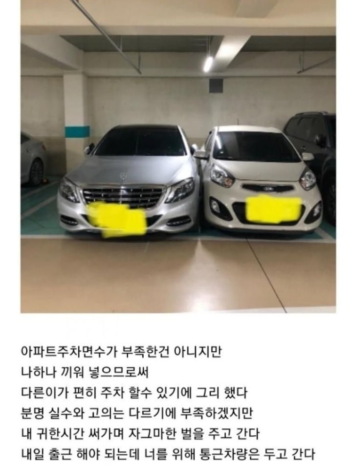 주차응징 통쾌하다 - 에누리 쇼핑지식 자유게시판