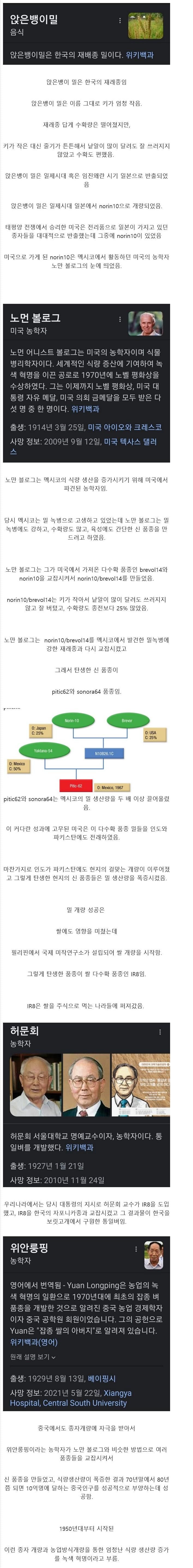 세계 식량 생산에 결정적 기여를 한 한국 출신 토종 밀 - 에누리 쇼핑지식 자유게시판