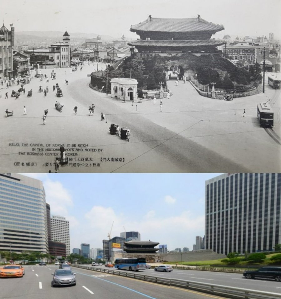 숭례문 주변 과거와 현재 - 에누리 쇼핑지식 자유게시판