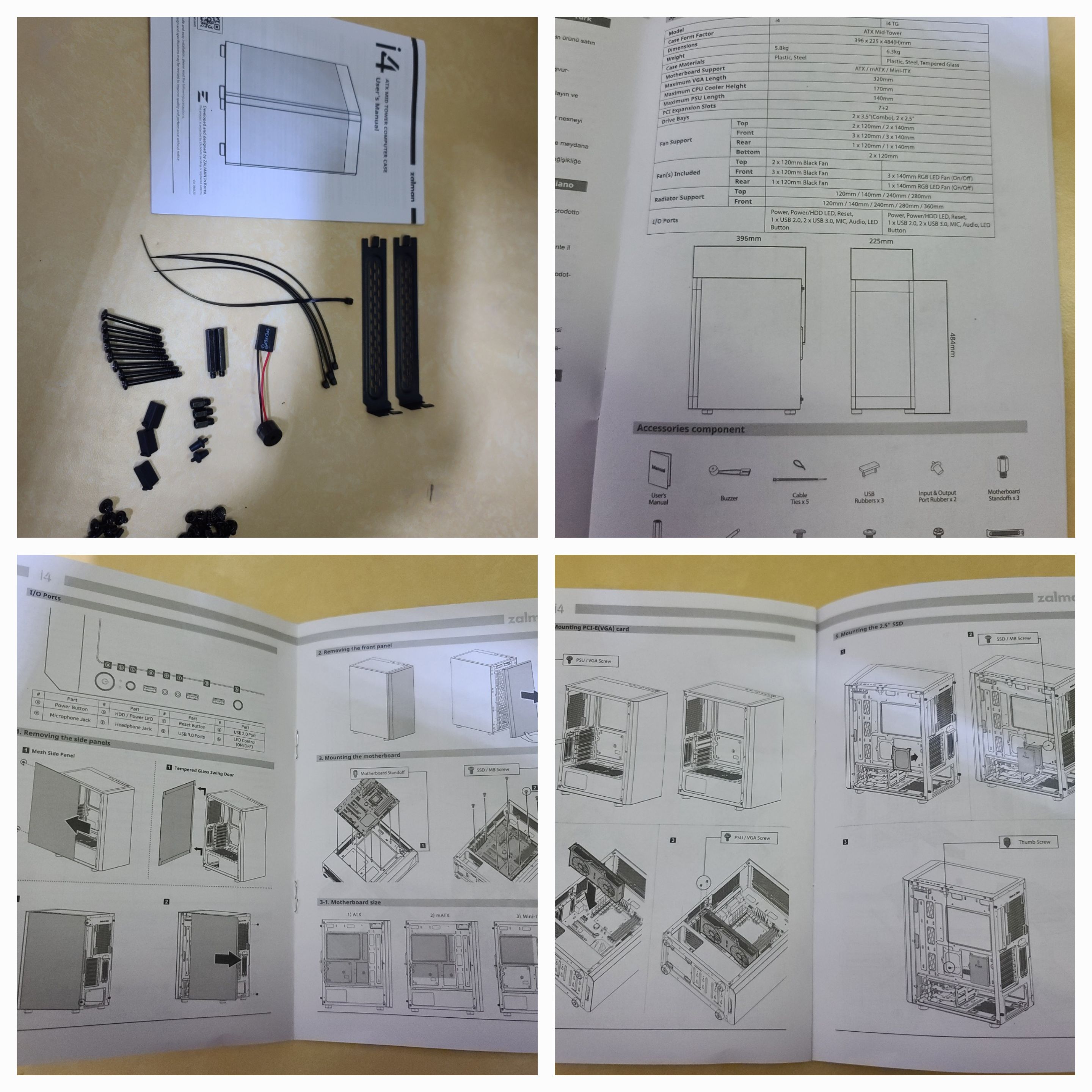 140mm 대형팬&LED ON/OFF 가능한 가성비 PC케이스! 잘만 i4 TG 블랙 - 에누리 쇼핑지식 리뷰