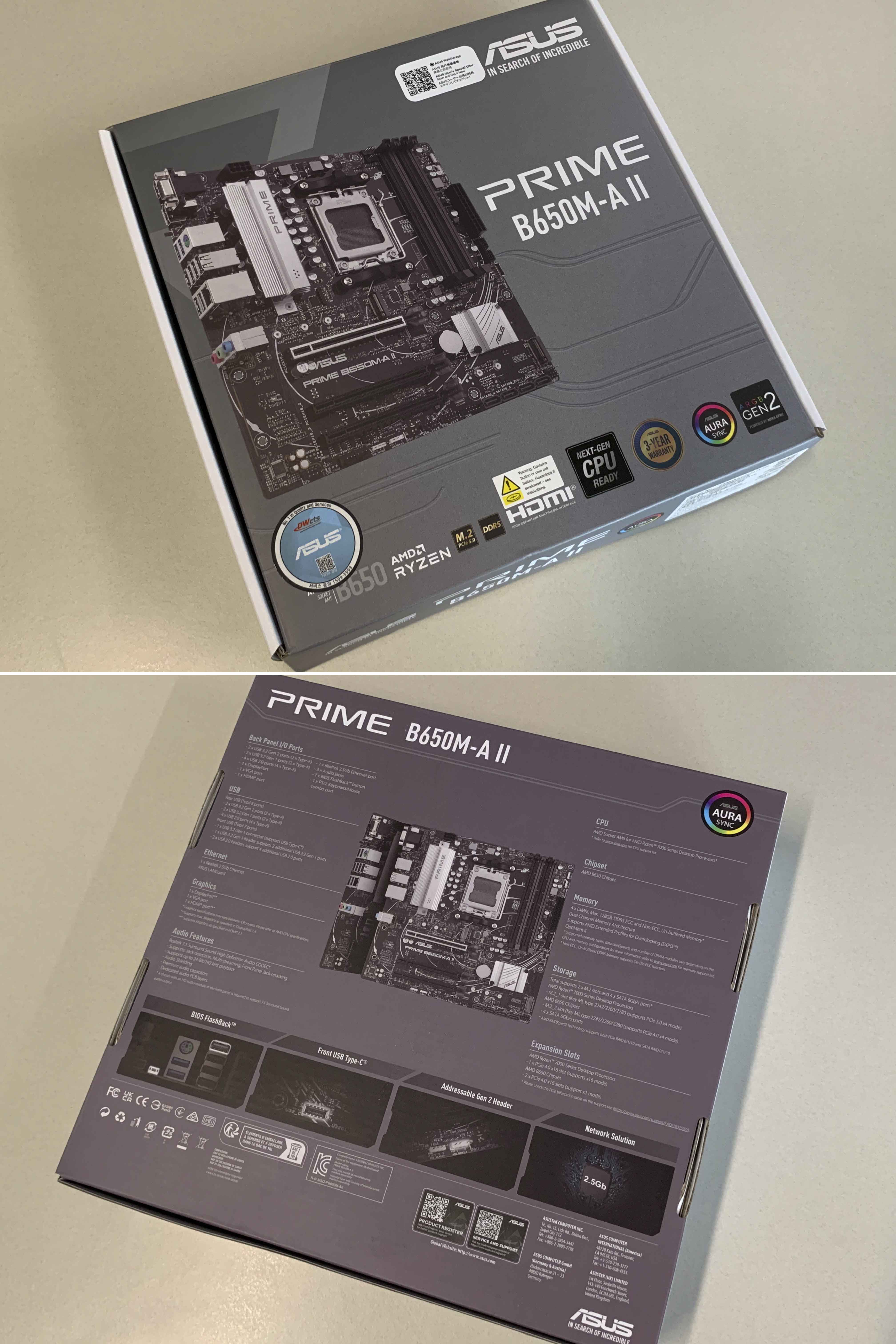 ASUS PRIME B650M-A II 대원씨티에스, 라이젠 7700 찰떡궁합 메인보드 - 에누리 쇼핑지식 리뷰