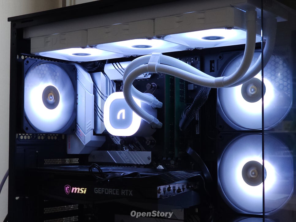 CPU 수냉쿨러 앱코 LP360 레이어드 ARGB 화이트 - 에누리 쇼핑지식 리뷰