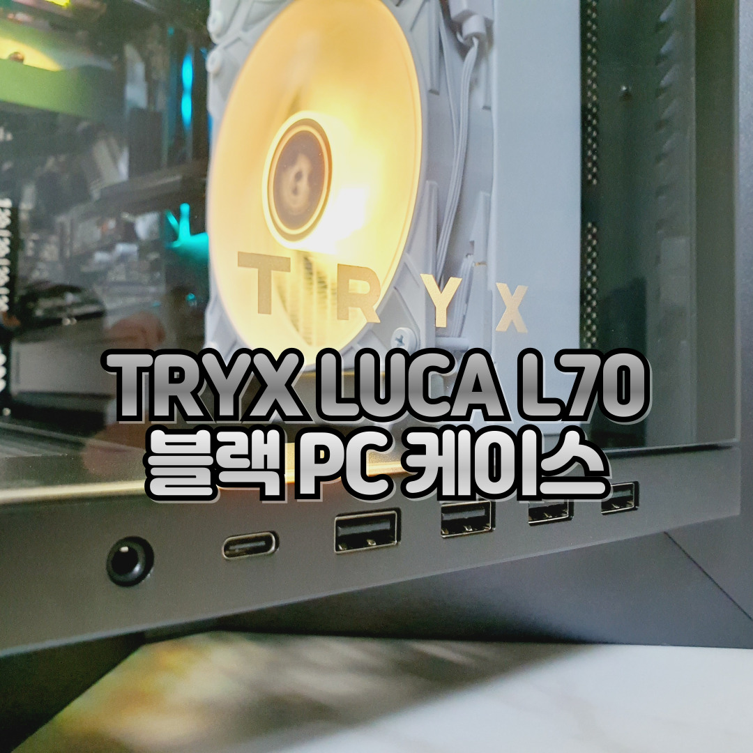 어항형 컴퓨터 케이스, TRYX LUCA L70 블랙 PC 케이스 - 에누리 쇼핑지식 리뷰