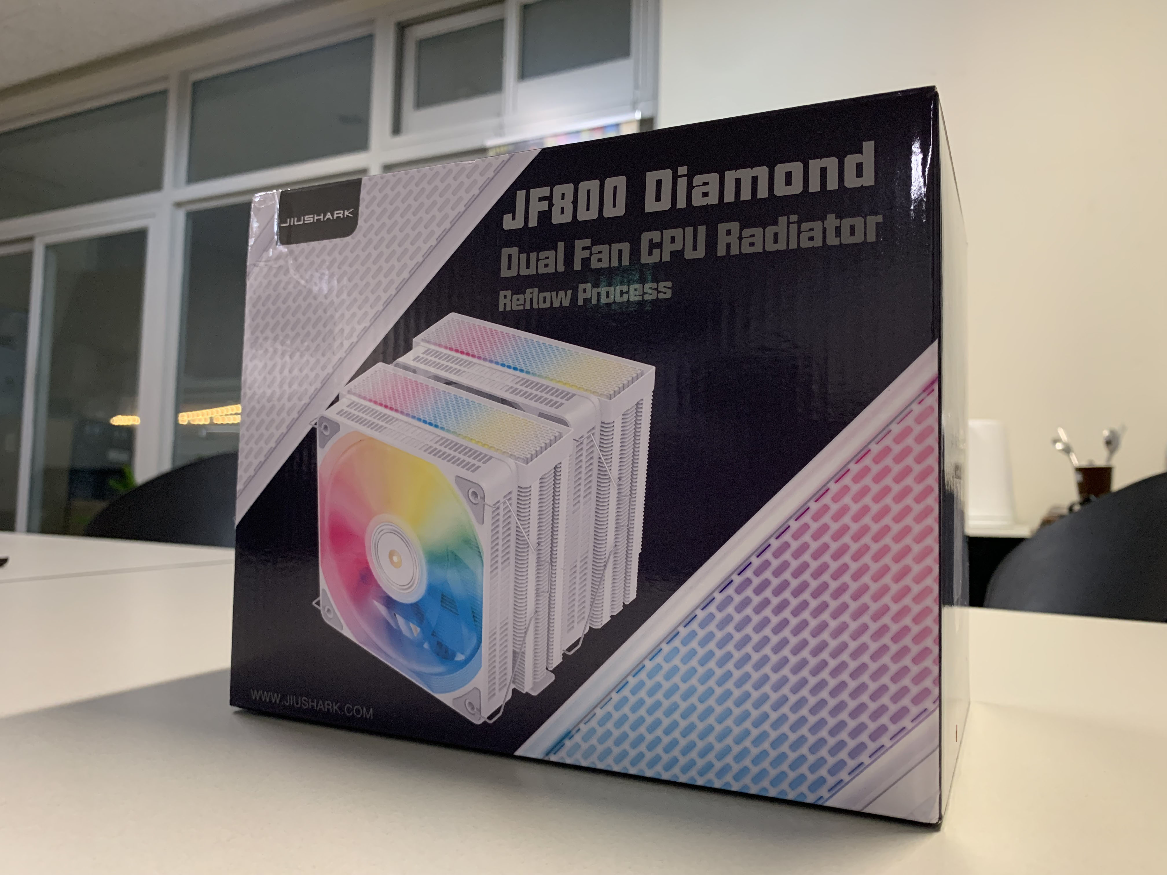 JIUSHARK JF800 Diamond ARGB 화이트 대장 CPU 공랭쿨러 - 에누리 쇼핑지식 리뷰
