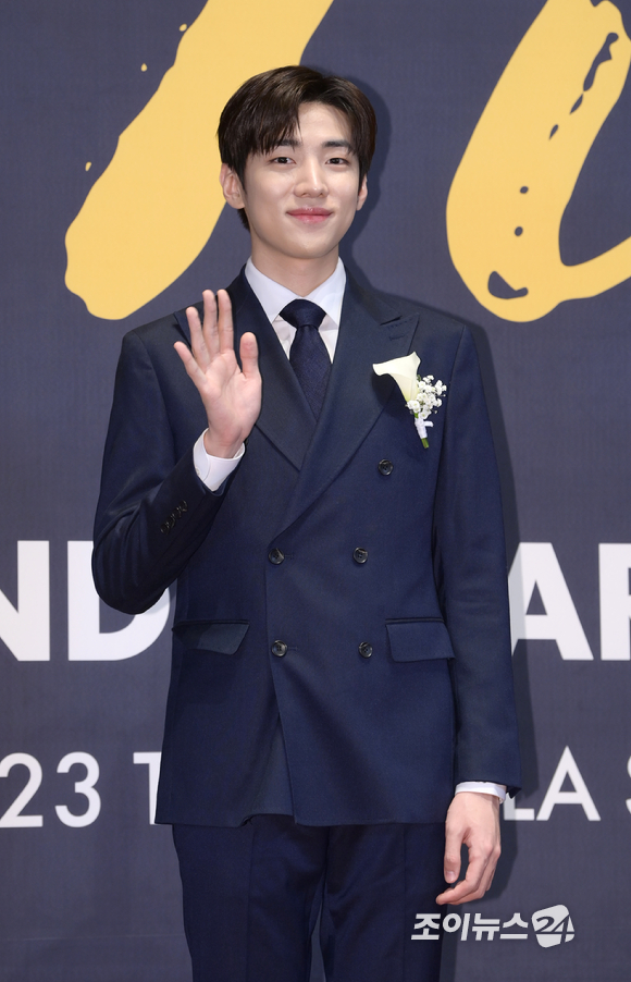 [포토]DKZ 재찬, '대한민국 퍼스트브랜드 - 에누리 쇼핑지식 뉴스